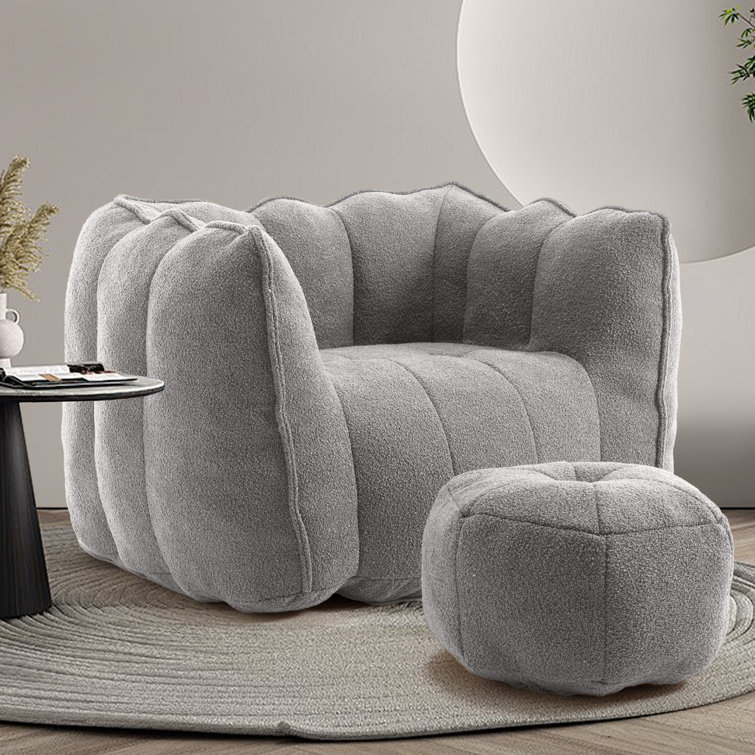 Trule Compressed Sofa Chair Breathable Fabric Bean Bag Chair With ...