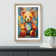 Harriet Bee Teddy Bear Cubism - Single Picture Frame Print on Wood ...