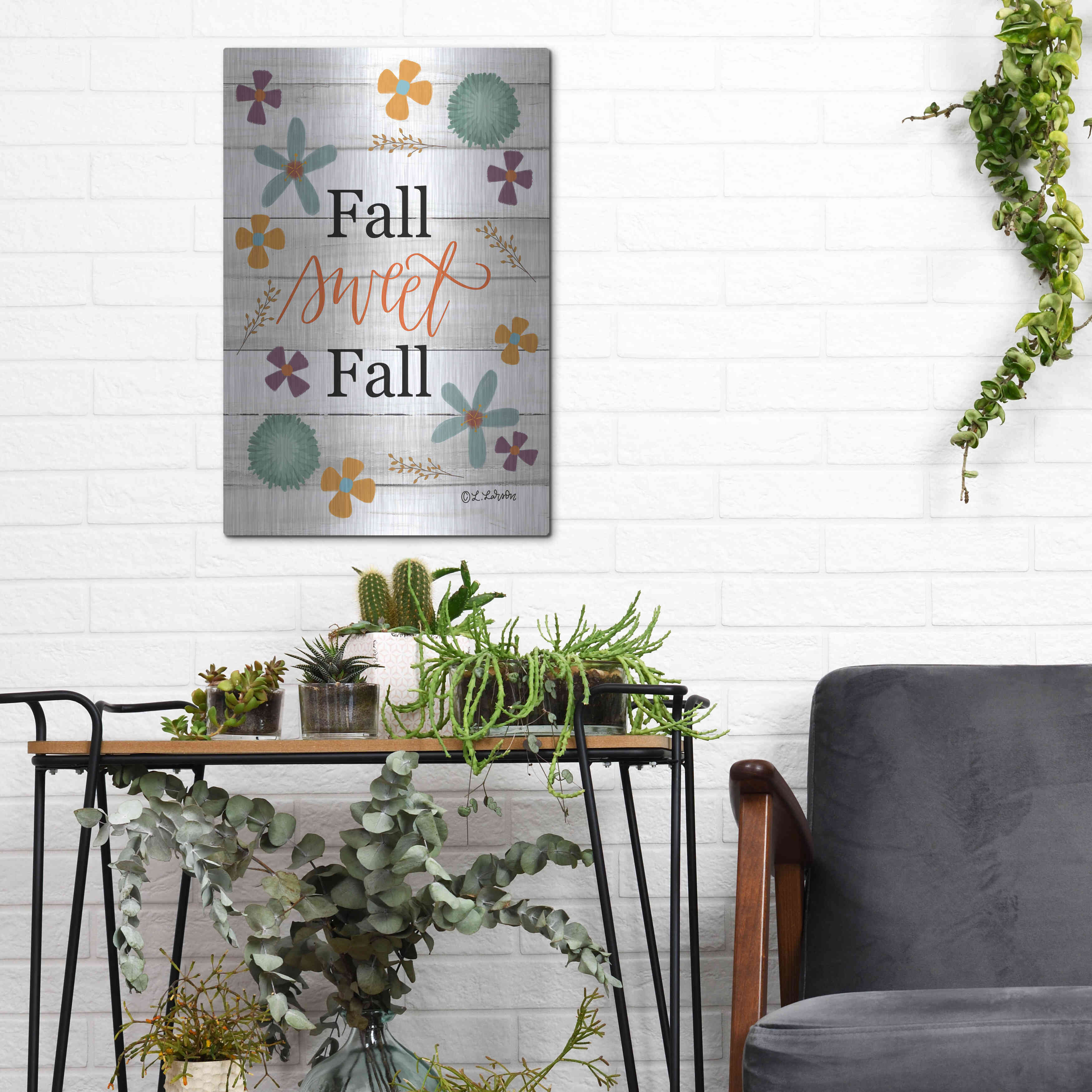 Winston Porter 'Fall Sweet Fall' by L. Larson, Metal Wall Art | Wayfair