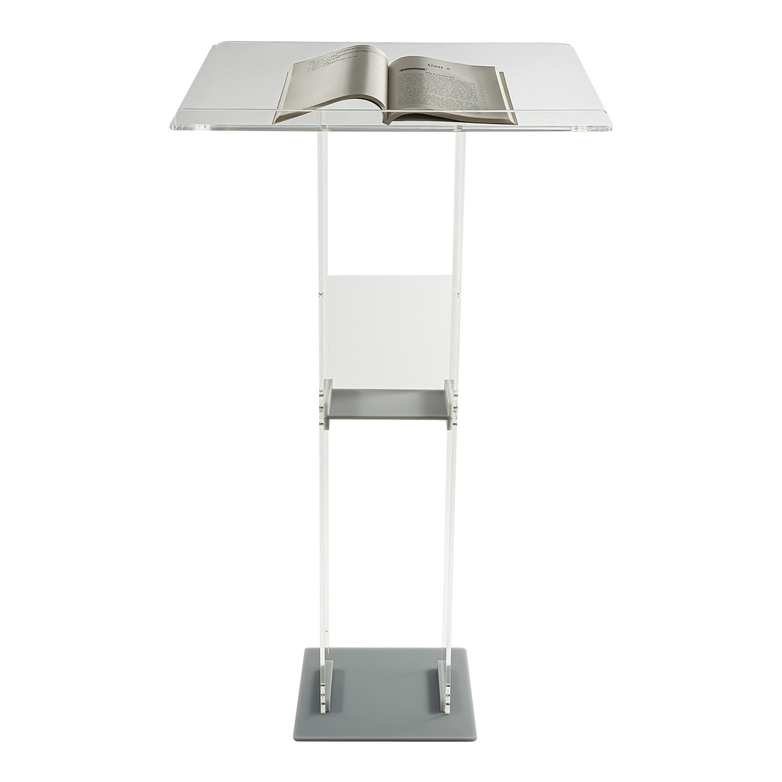 Lomana Acrylic Clear Podium Stand Lectern Stand - Wayfair Canada