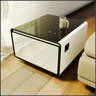Orren Ellis Modern Smart Side Table with Built-in Fridge, Wireless ...