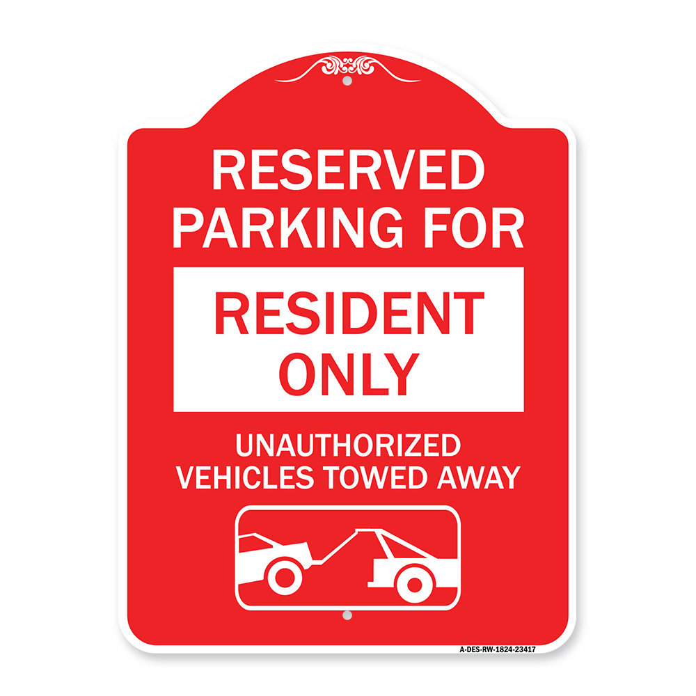 Signmission Designer Series Sign - Parking Lot Sign Reserved Parking ...