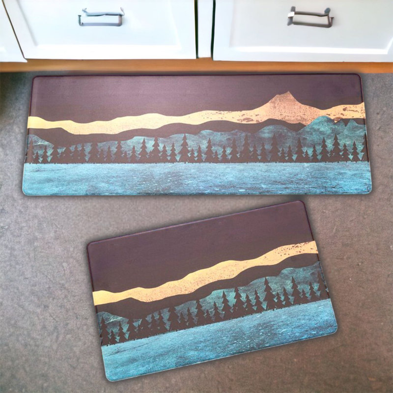 Loon Peak® Calluna Ant-Fatigue Non-Skid Kitchen Mat | Wayfair