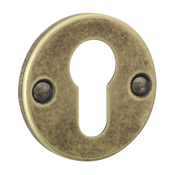 Urfic Round Euro Key Escutcheon | Wayfair.co.uk