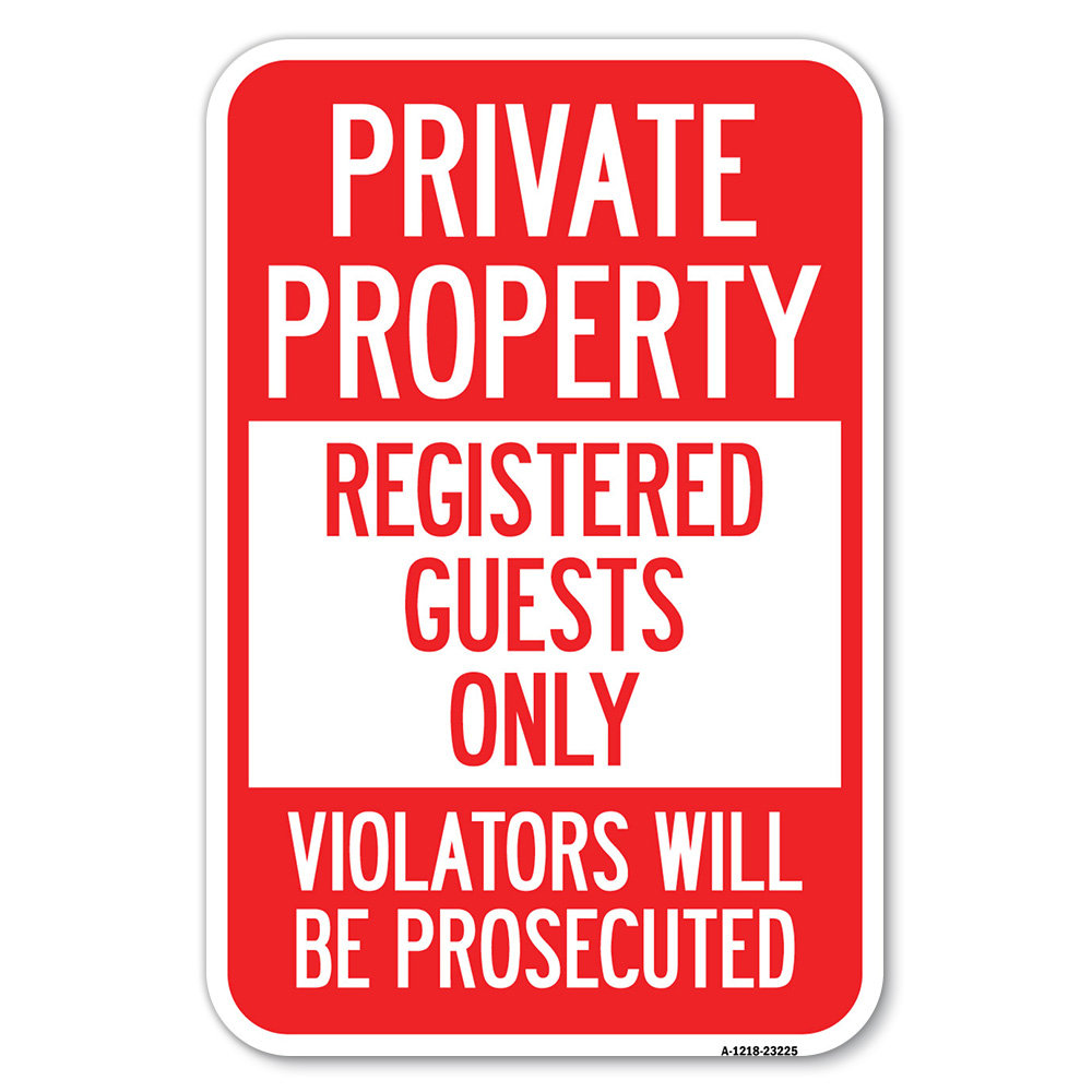 SignMission Registered Guests Only, Violators Will Be Prosecuted/23225 ...