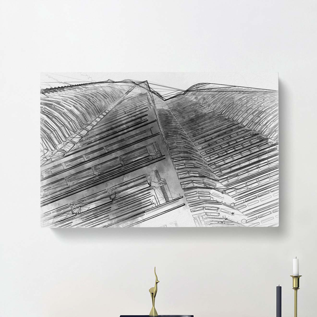 East Urban Home Petronas Towers Kuala Lumpur in Abstract - Wrapped ...
