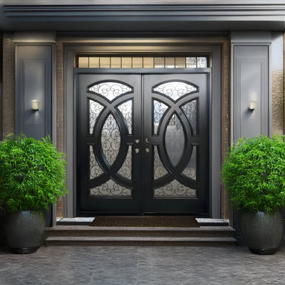 double front doors external