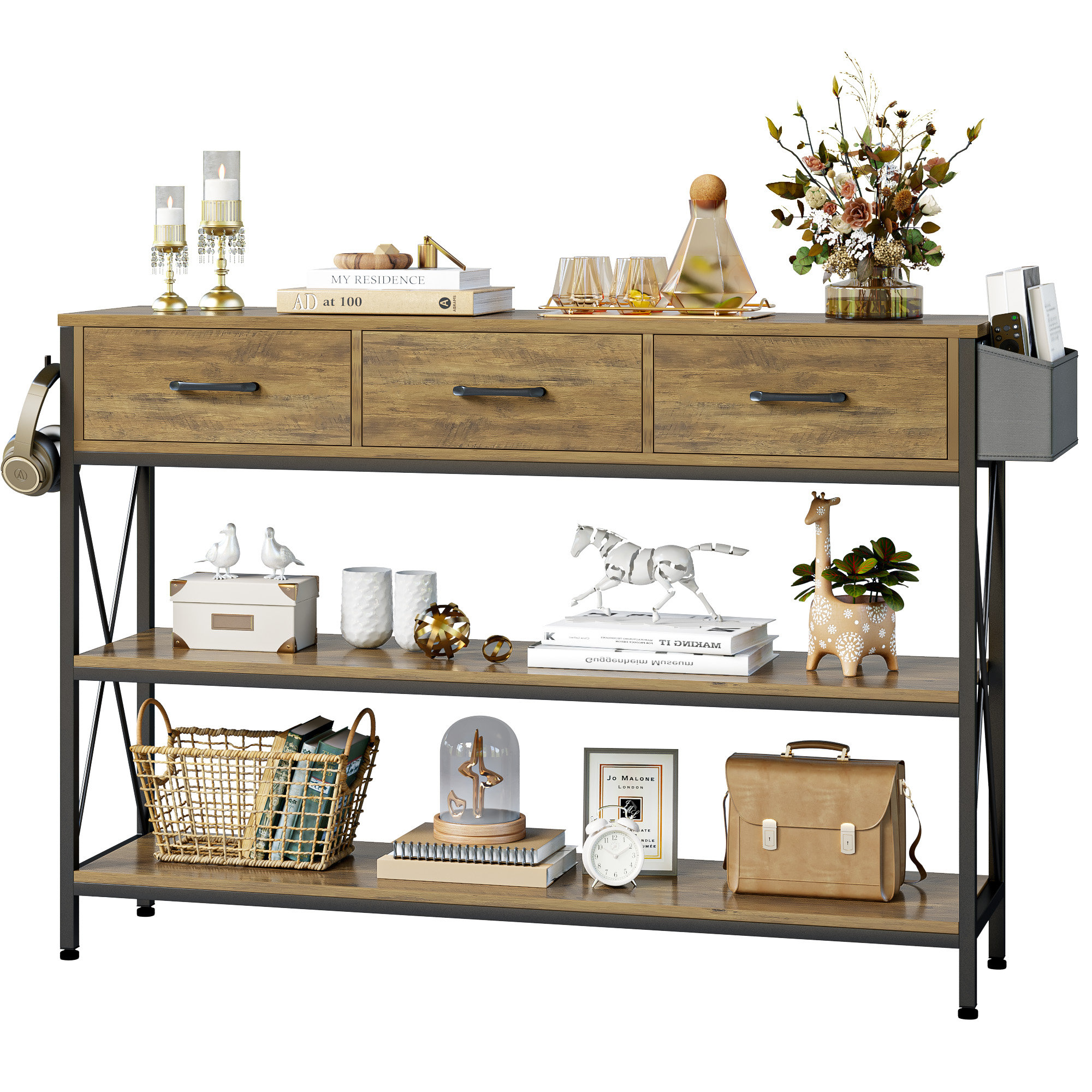 Willa Arlo™ Interiors 47.2" Upgraded Console Table, Entryway Table With ...