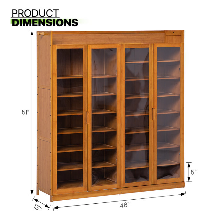 MoNiBloom 9 Tiers 45 Pairs Storage Free Standing Shoe Rack, Stand ...