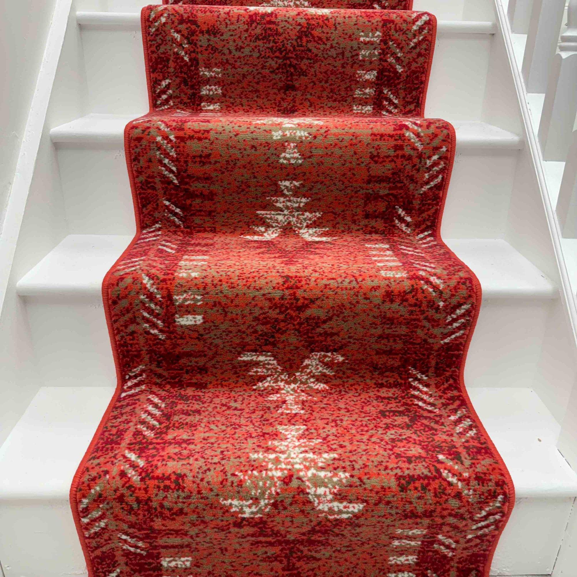 Astoria Grand Native Red Stair Runner – Soft & Durable Carpet Runner ...