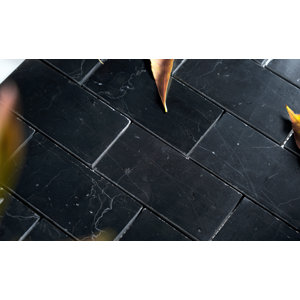 Matrix Stone USA 2'' x 4'' Marble Mosaic Floor Use Tile | Wayfair