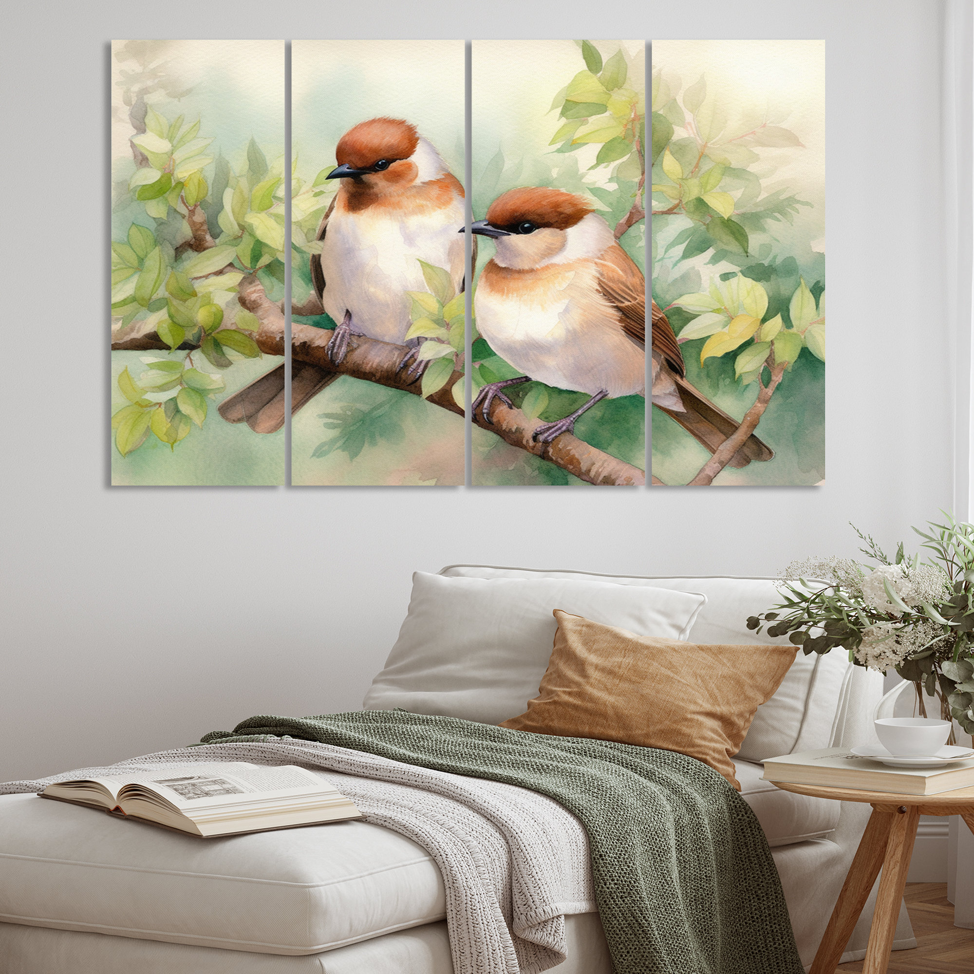 Winston Porter Birds of Spring IV - Animals Bird Metal Wall Decor Set ...