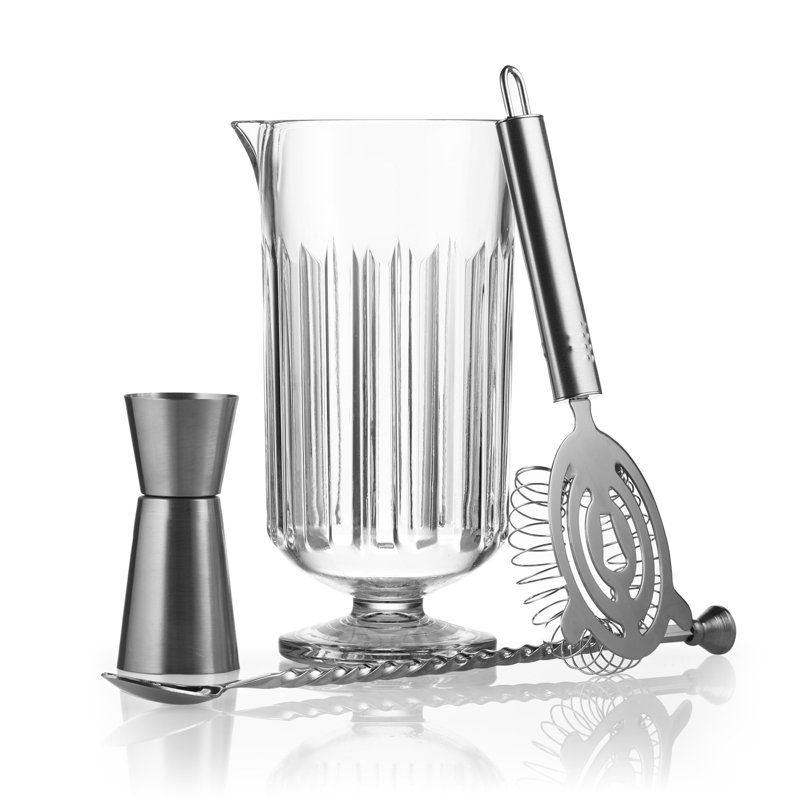 Libbey Classic Libbey Cocktail Flashback 4-Piece Bar Mixing Set ...