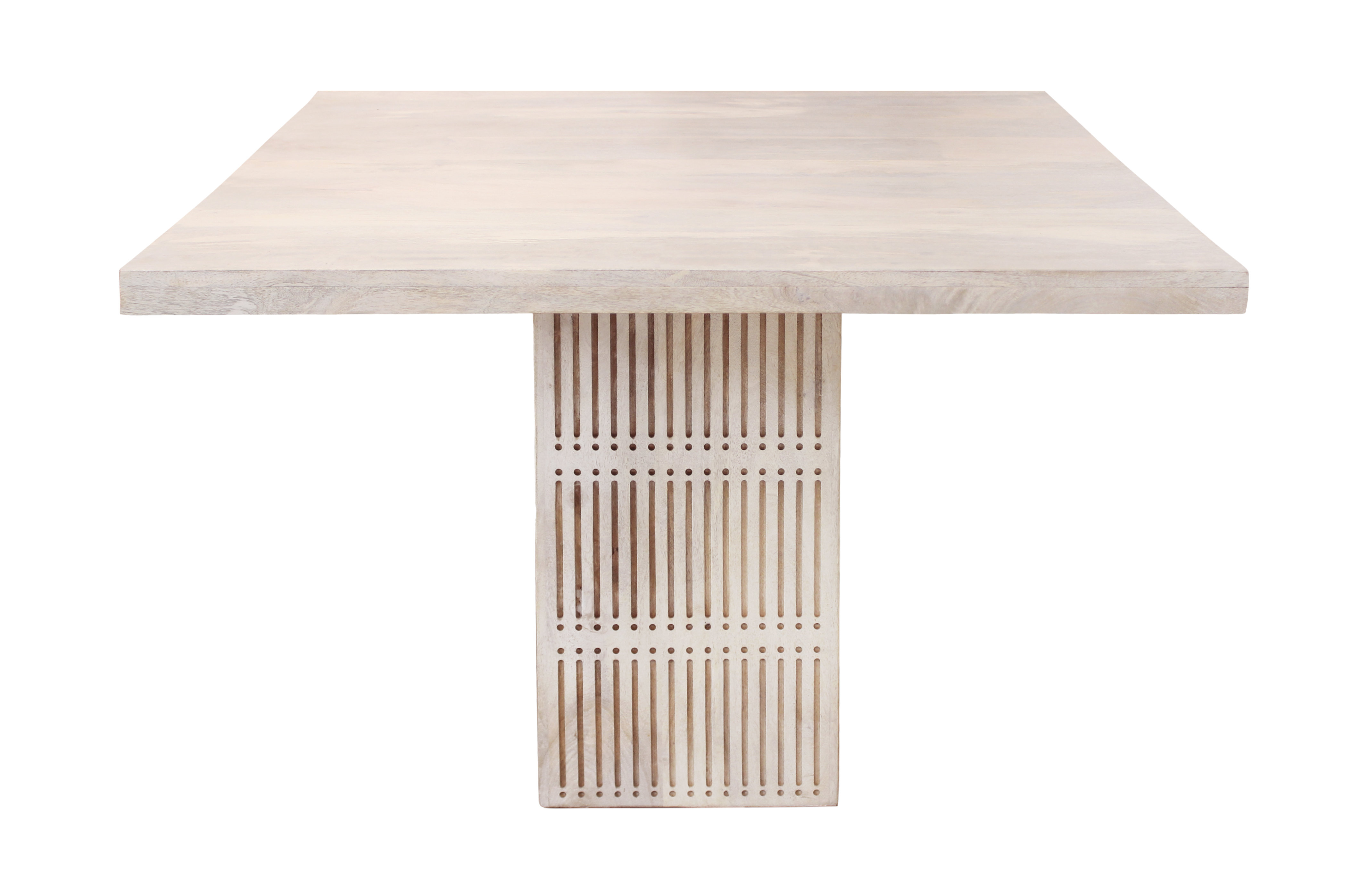 Millwood Pines Suri Square Gathering Dining Table In Mango Wood W ...