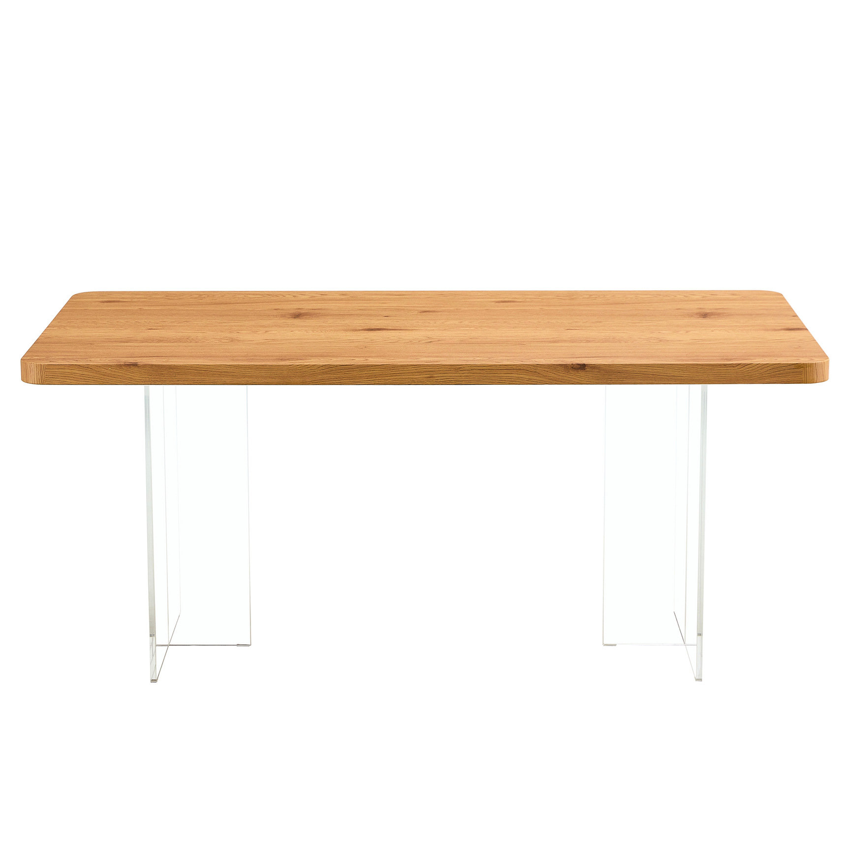 Ivy Bronx Rectangular With Minimalist Acrylic Legs - Computer Desk ...