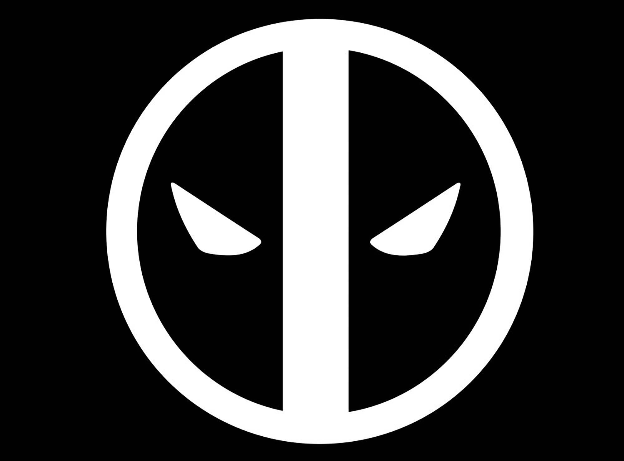 Imposing Design Deadpool Funny Car Decal WHITE 4 X 4 (2 Per Order ...