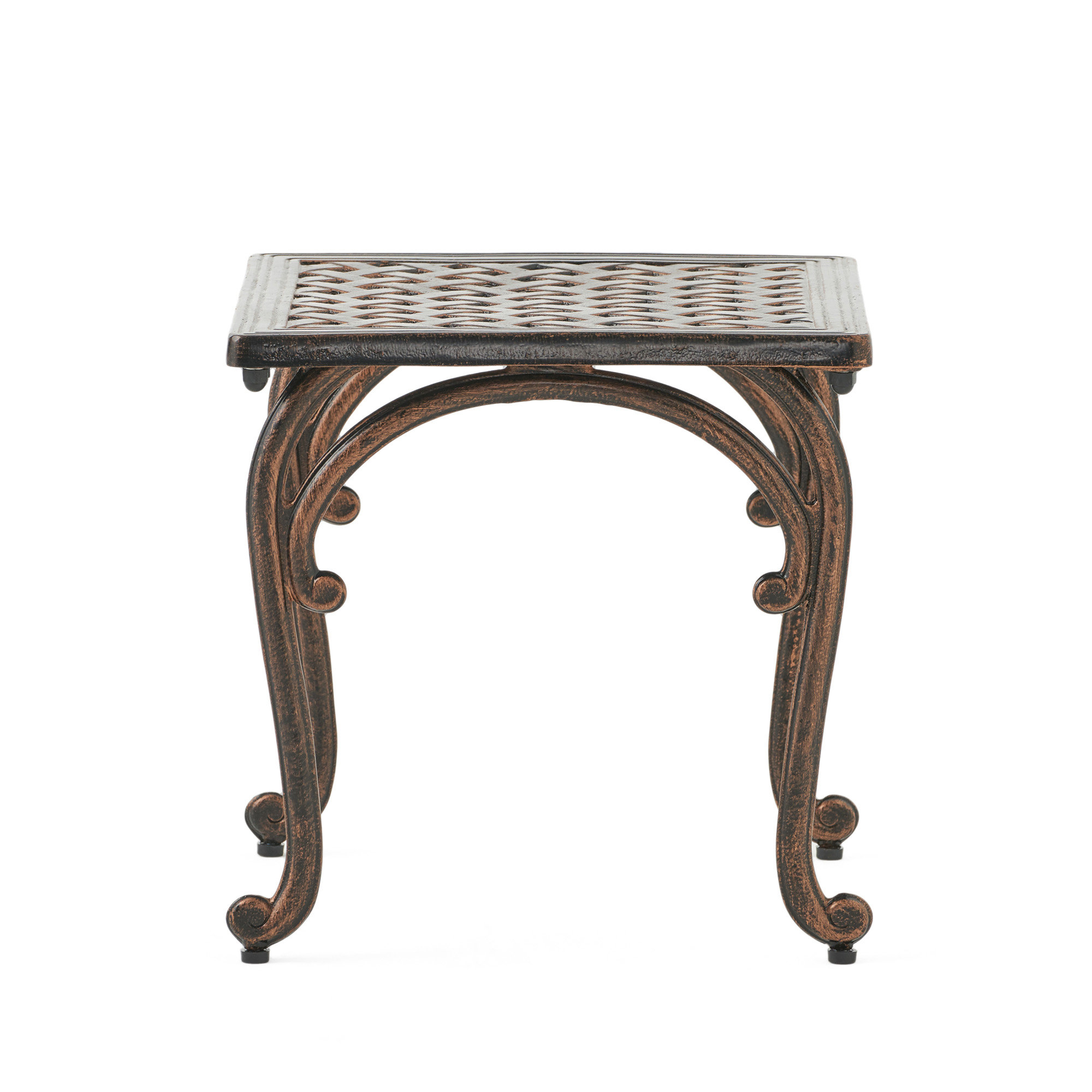 Ivy Bronx TRENTON SIDE TABLE (AS ORIGINAL W/GLASS TOP | Wayfair