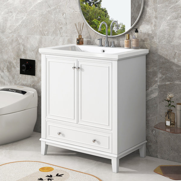 Farm on table Meuble-lavabo sur pied simple 30 po avec comptoir en ...