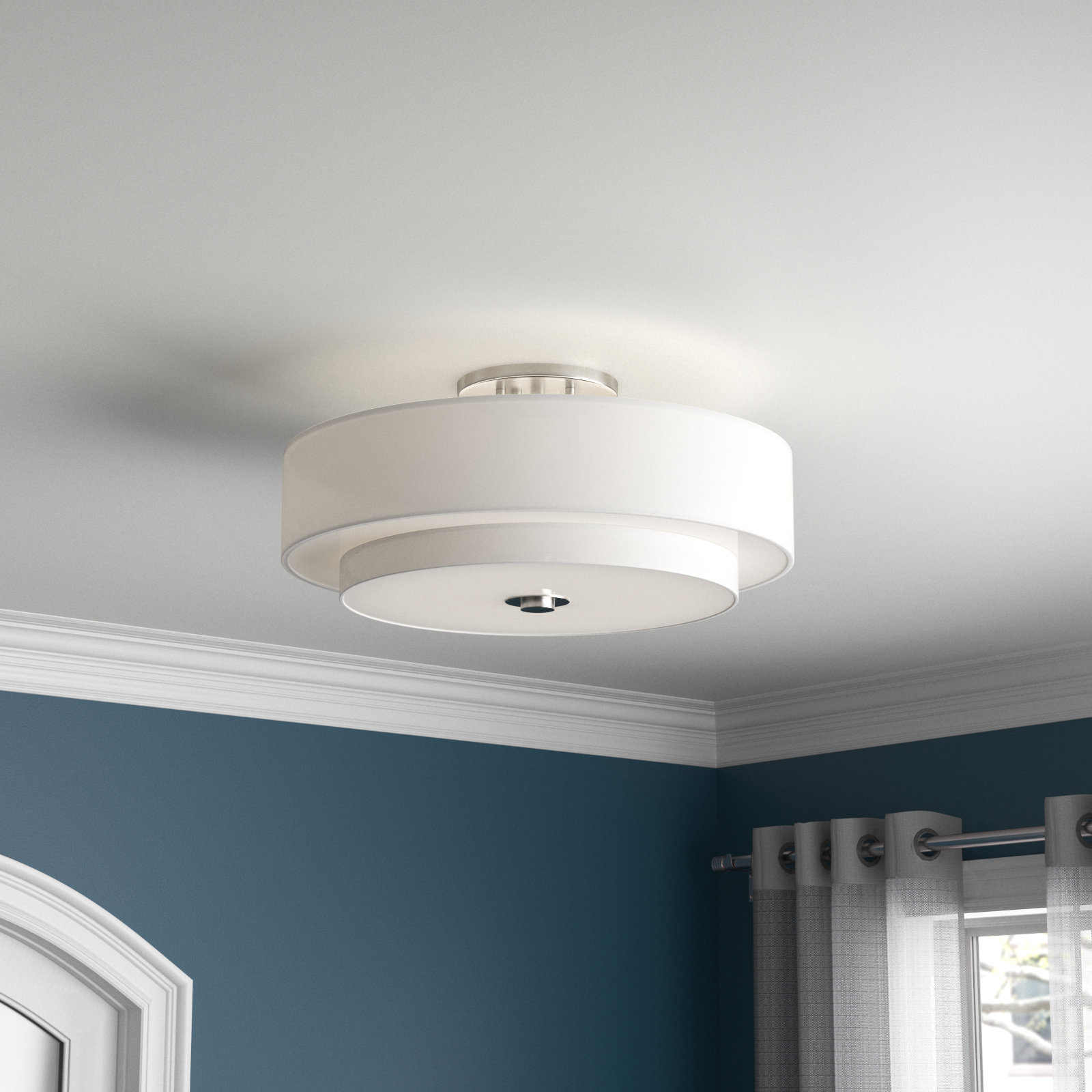 Hokku Designs Konur 6-Light 30" Semi Flush Mount - Wayfair Canada