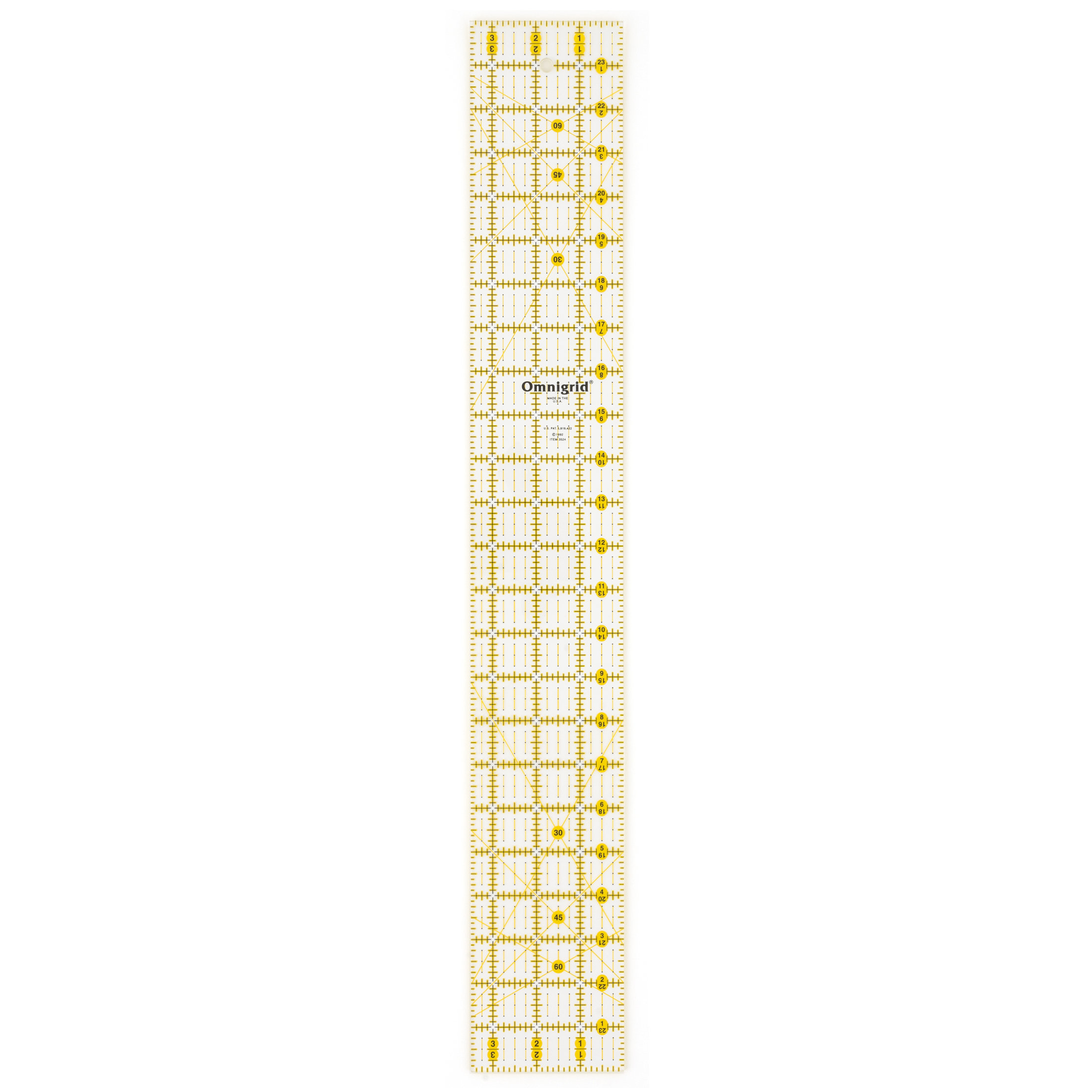 Omnigrid 3-1/2" x 24" Rectangle Quilting and Sewing Ruler | Wayfair