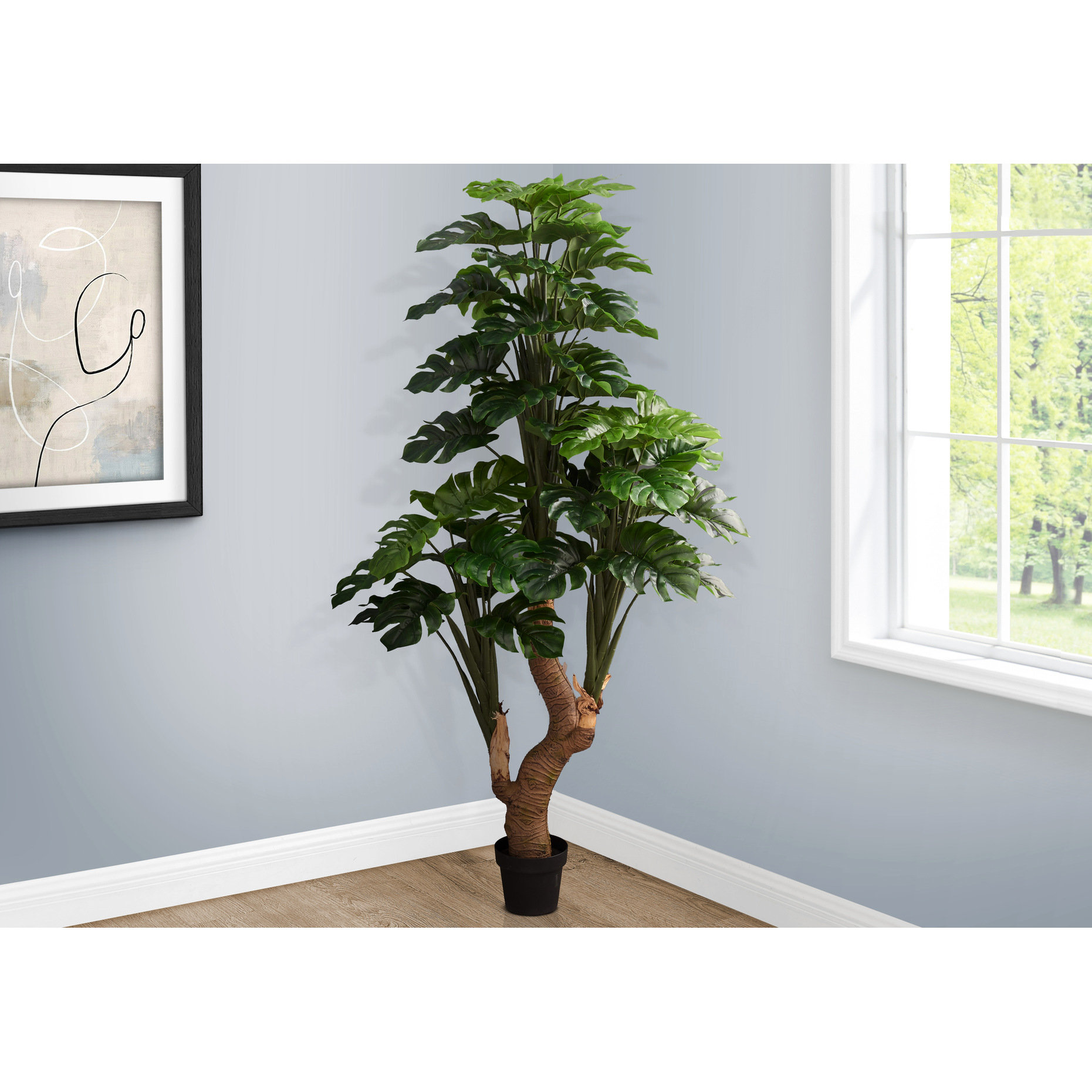 Hokku Designs 83" Tall Lifelike Potted Artificial Tree With 51 Real ...