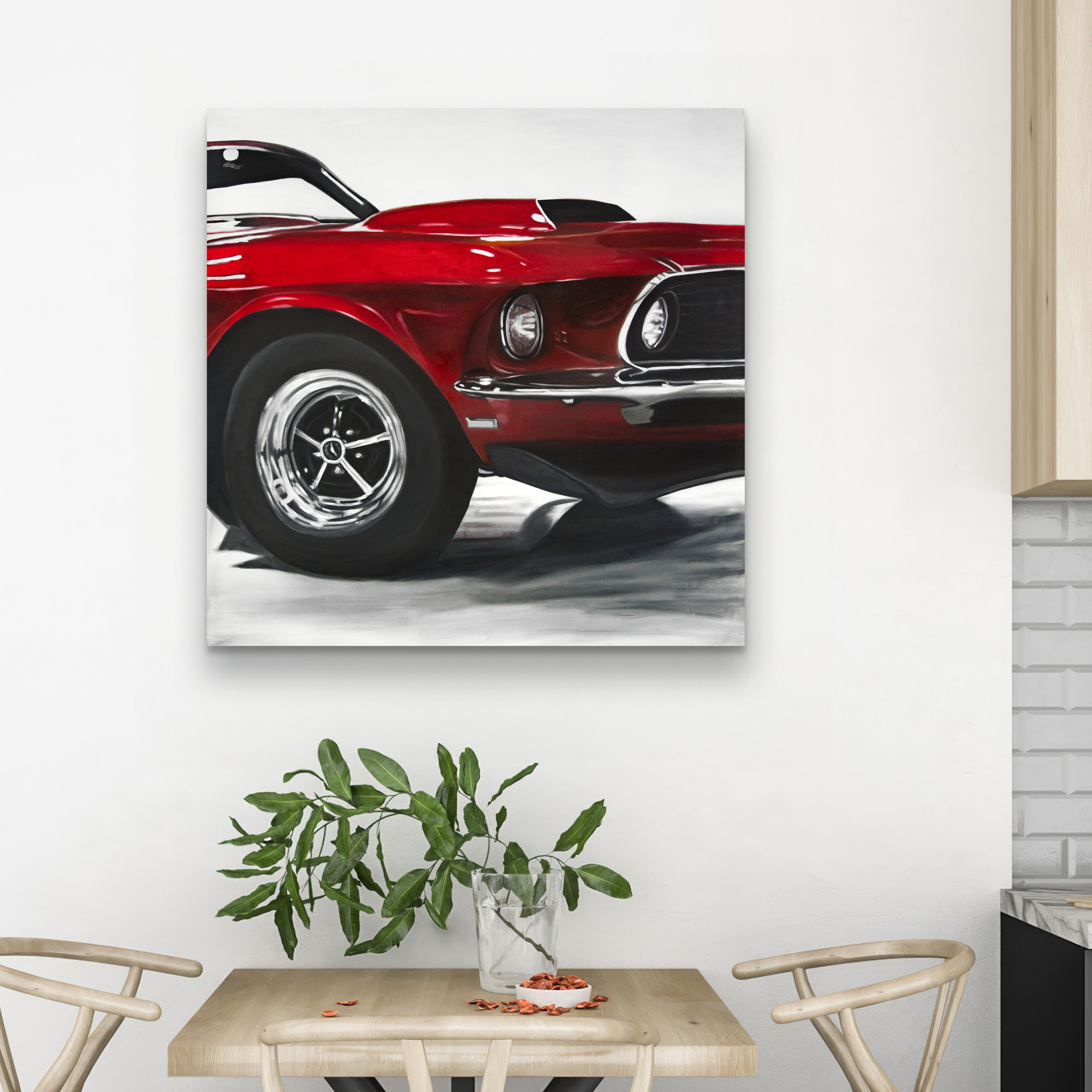Begin Edition International Inc. Classic car - 32"x32" art on canvas ...