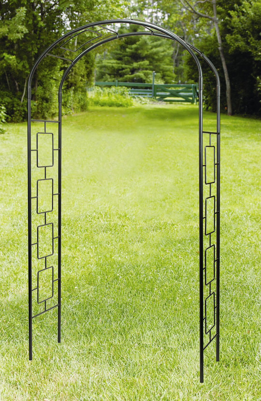 Red Barrel Studio® Nansi Modern Iron Arbor & Reviews | Wayfair