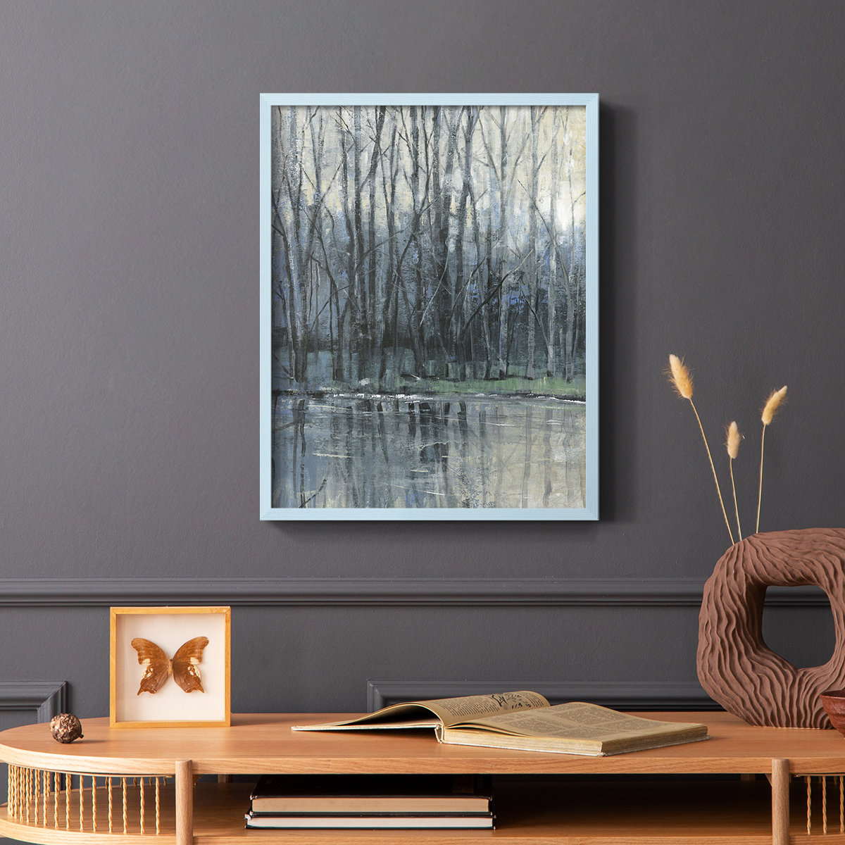 Red Barrel Studio® Morning Drizzle I Framed Print - Solid Wood | Wayfair