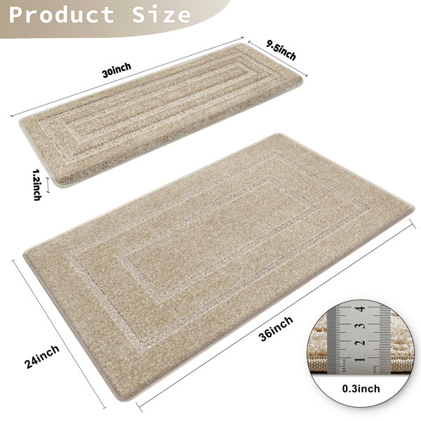 Latitude Run® Ravleen Stair Tread 14pcs With 1pcs Match Landing Mat ...