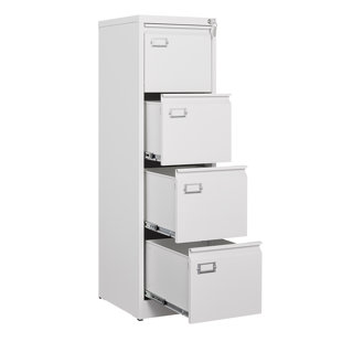 Drawer White Filing Cabinets You'll Love | Wayfair