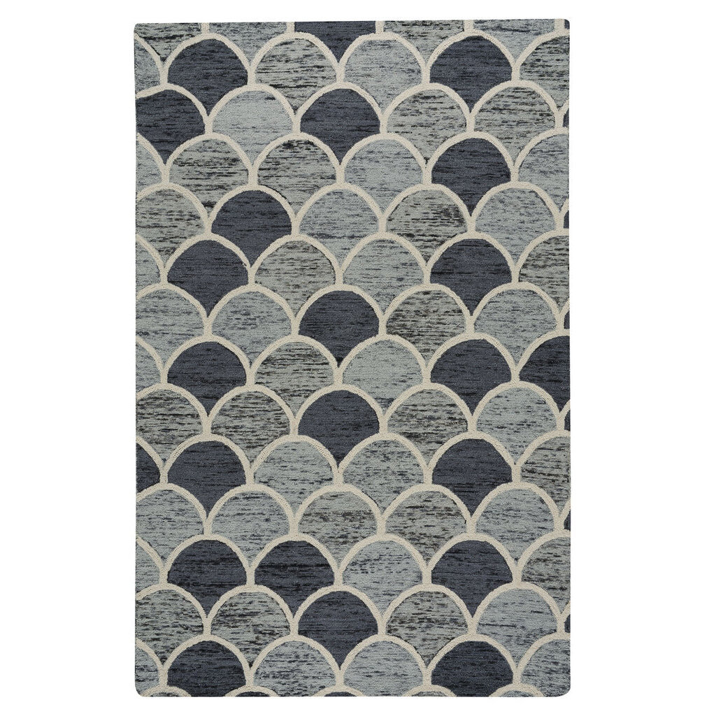 Brayden Studio® Swansea Geometric Gray Area Rug | Wayfair