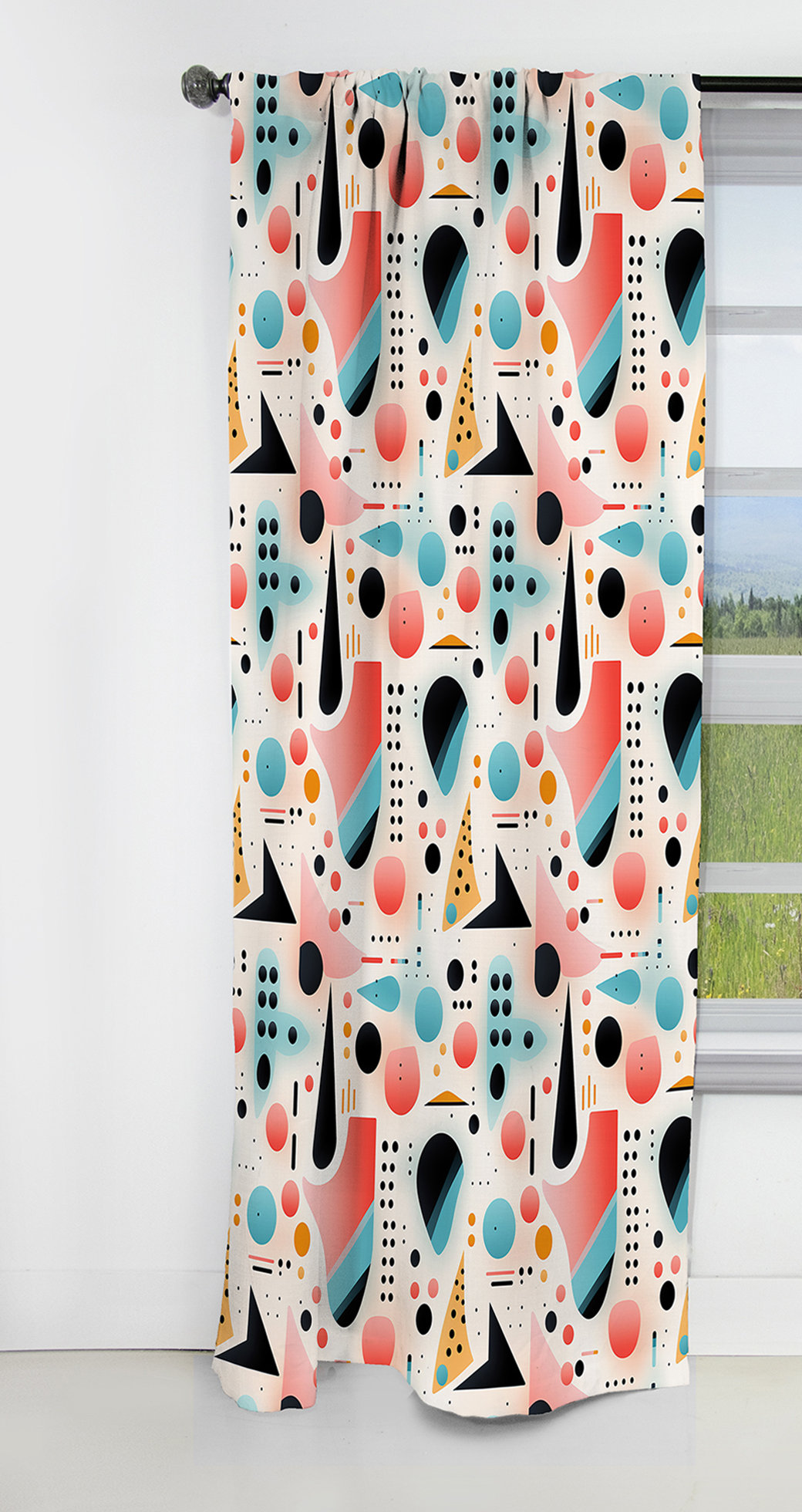 Design Art Soft Color Geometry Collage Serenade II - Abstract Geometric ...