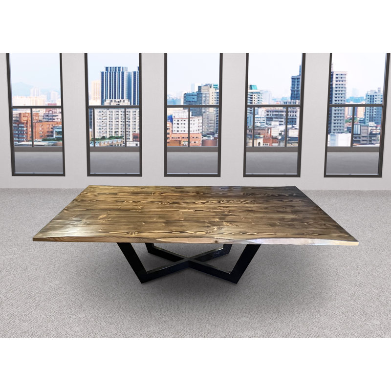 Millwood Pines Rectangular Solid Wood Conference Table | Wayfair