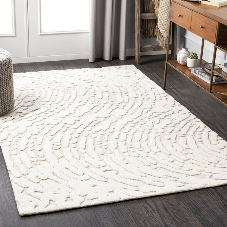 Wrought Studio Chigwell Wool Abstract Indoor Rug | Wayfair