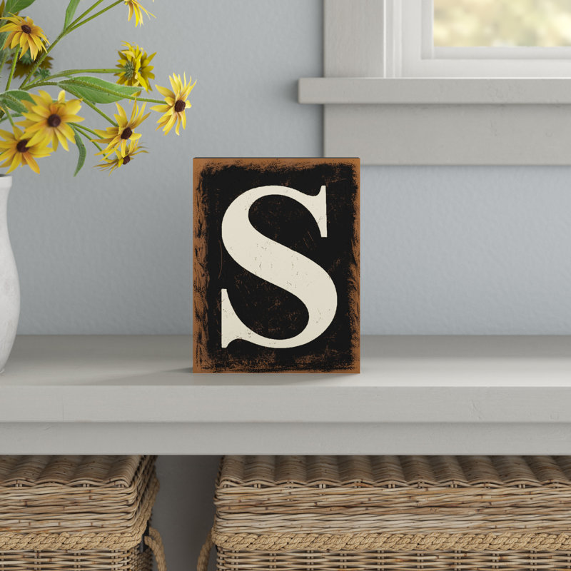 Andover Mills™ Michaels Text & Numbers Letter Block & Reviews | Wayfair