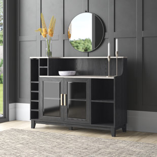 Grey Bar & Wine Cabinets You'll Love | Wayfair