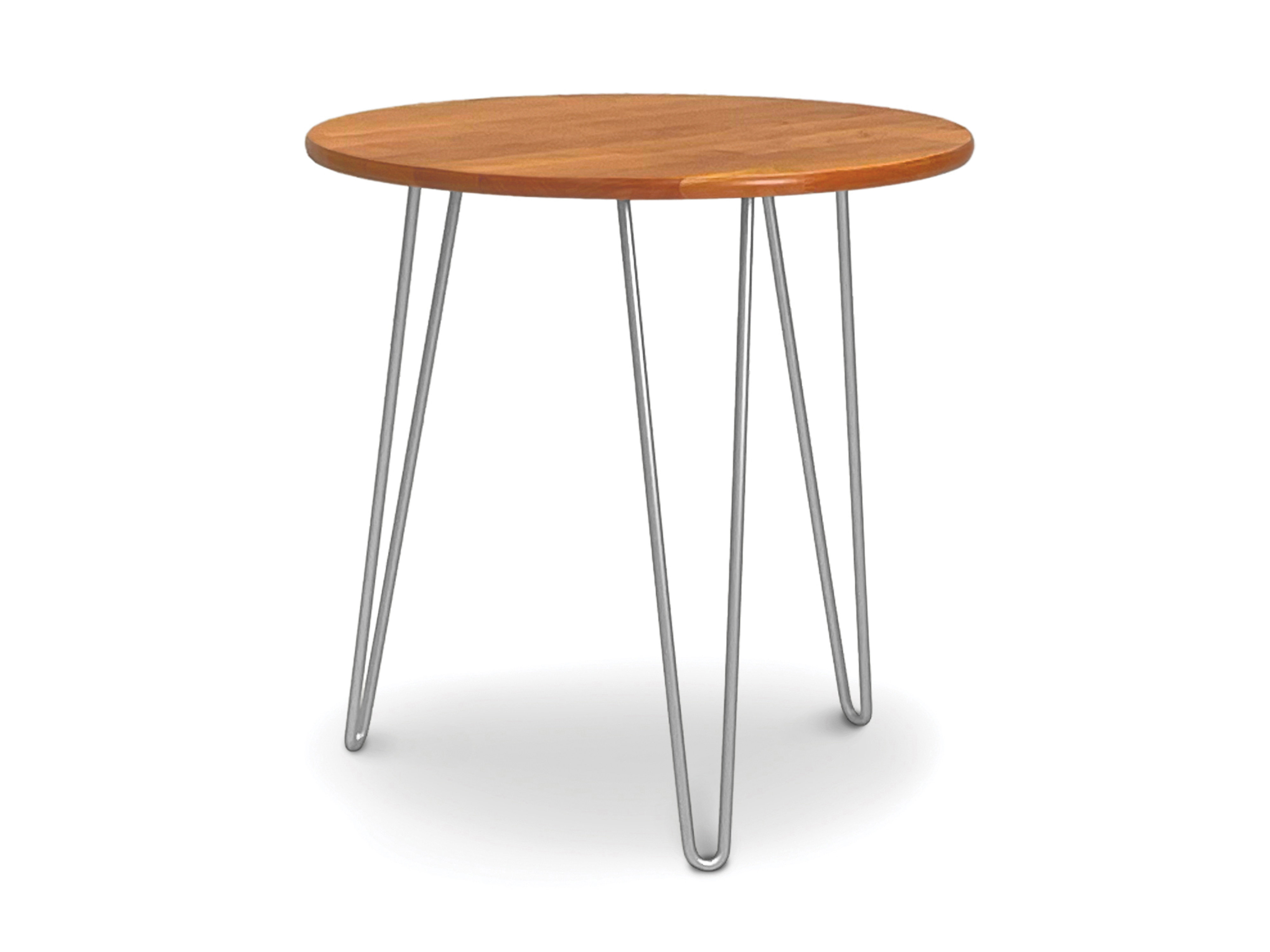 George Oliver Athens Round End Table With Metal Legs | Wayfair