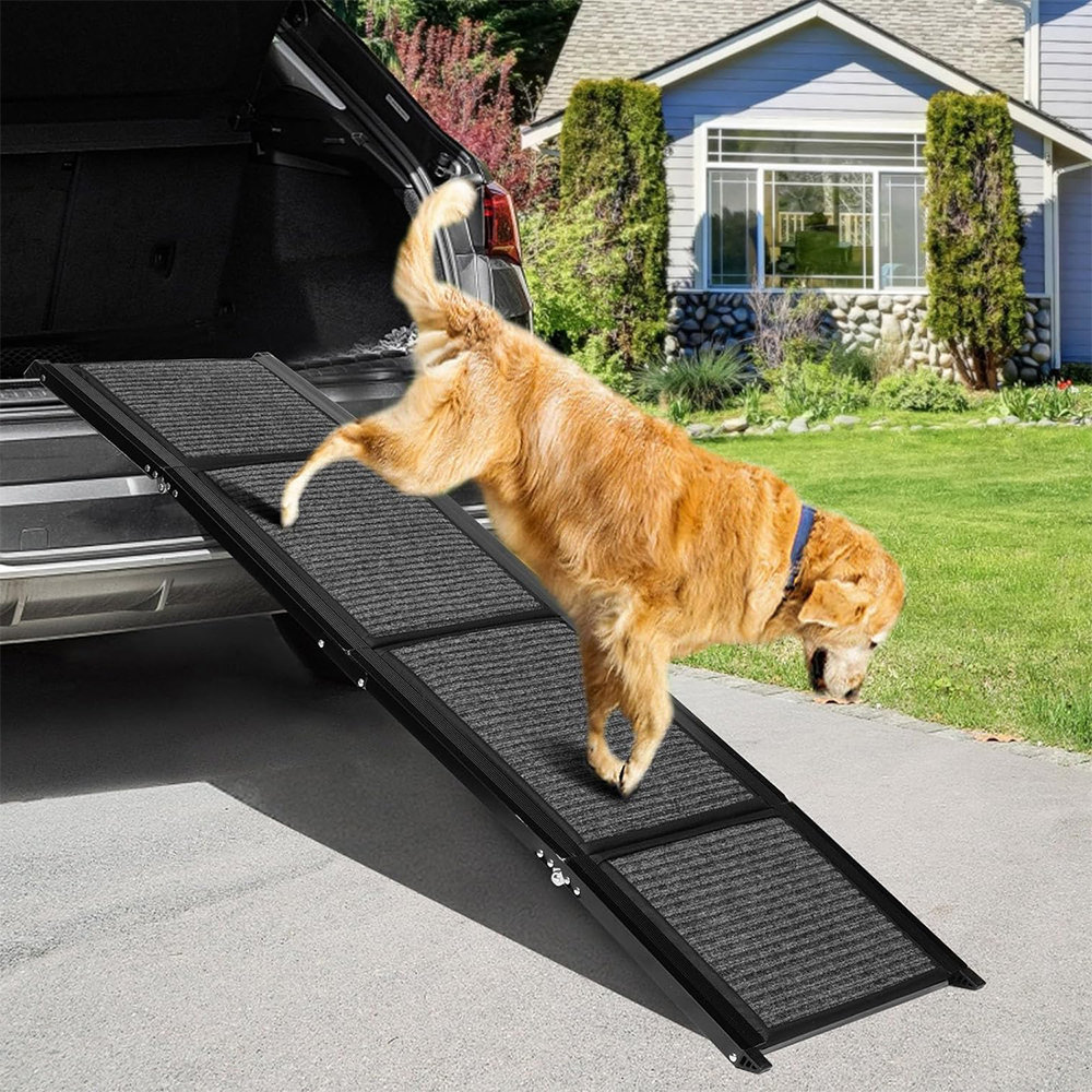 Tucker Murphy Pet™ Dog Ramp For Car, Foldable Pet Stair Car Ramp With ...