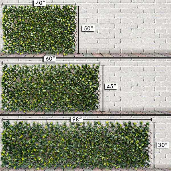 GreenSmart Dekor Faux Lemon Decorative Fence Panel & Reviews | Wayfair