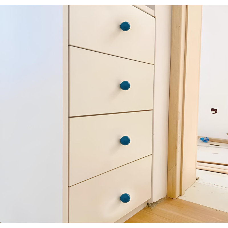 Infinitee Green Candy-Colored Ceramic Knobs, Single Hole Cabinet ...