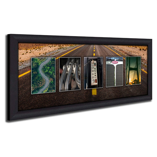 Latitude Run® Truck Driver Name Art - Personalized Gift for a Trucker ...