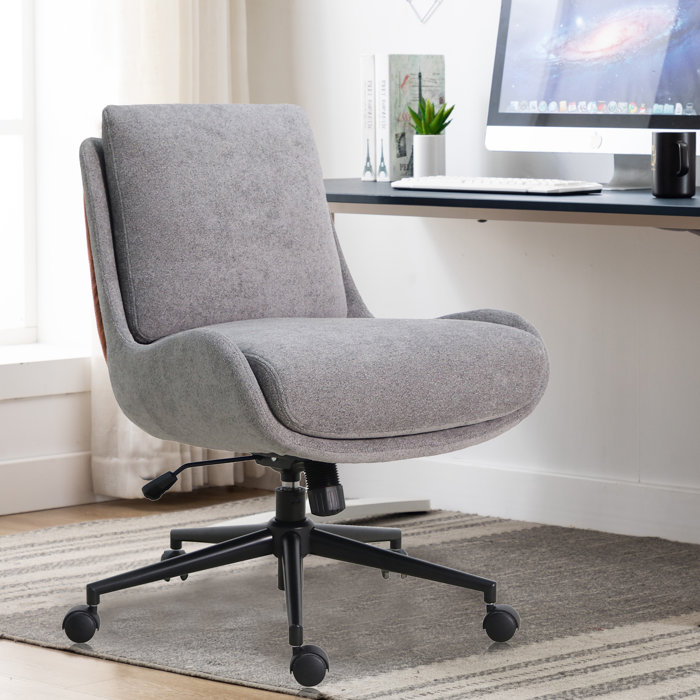 Wade Logan® Ashfan Velvet Task Chair & Reviews | Wayfair