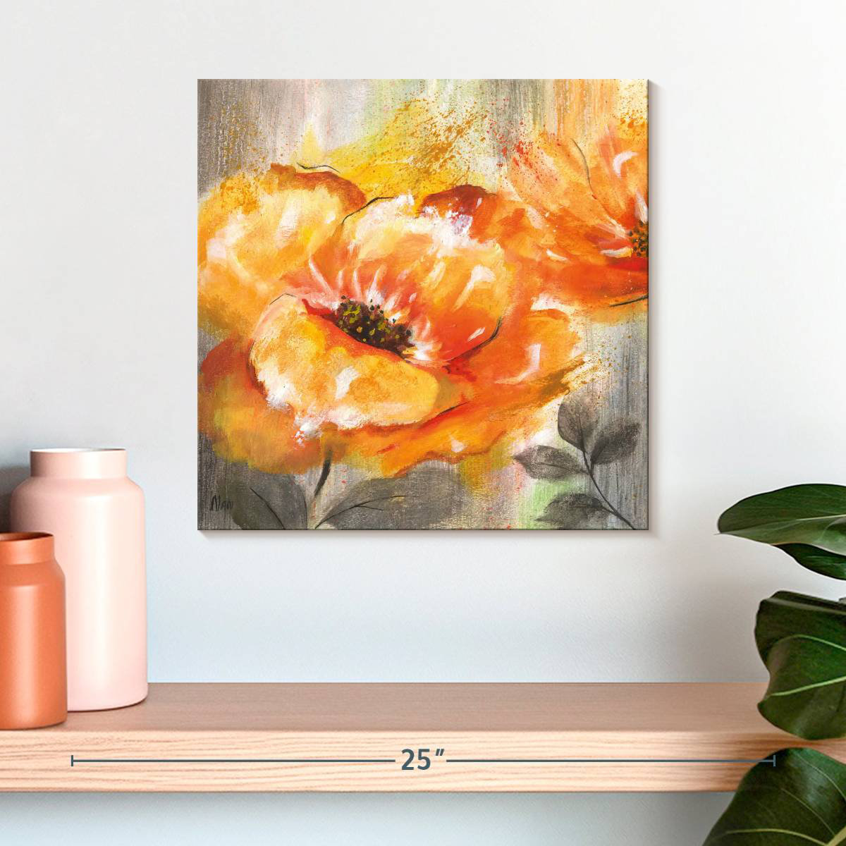 Lark Manor™ Harnek Orange Crush I | Wayfair