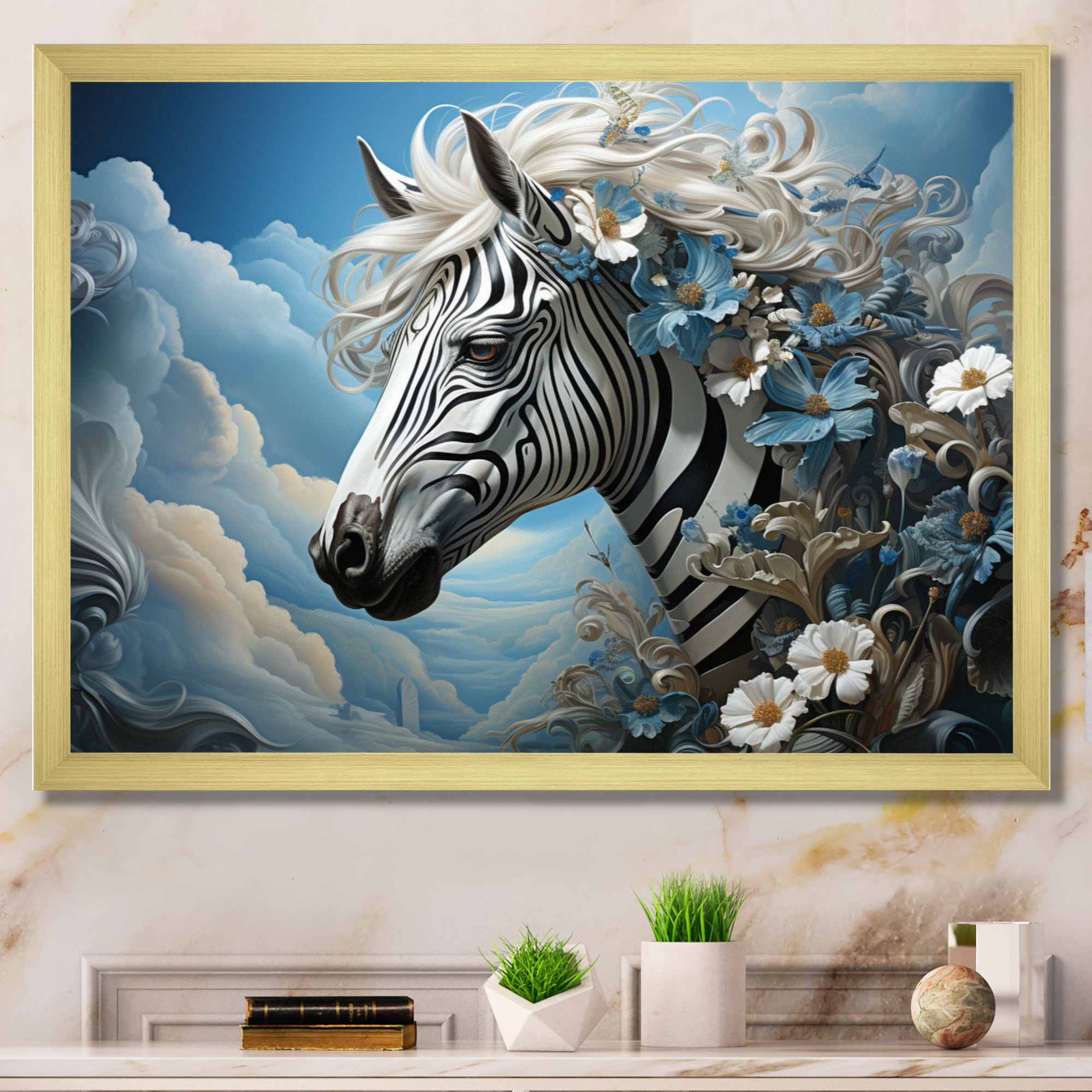 Design Art Surreal Zebra Dreams I - Wayfair Canada