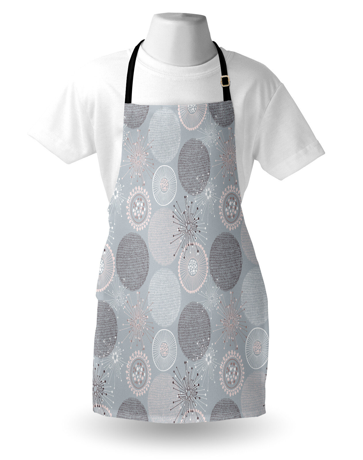 East Urban Home Abstract Apron Unisex, Circular Pastel Shapes, Adult ...
