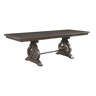World Menagerie Parthenia Counter Height Extendable Trestle Dining ...