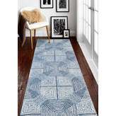The Twillery Co.® Merriam Geometric Handmade Tufted Wool Teal Area Rug ...