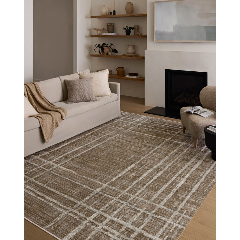17 Stories Marlia Brown / Stone Area Rug | Wayfair