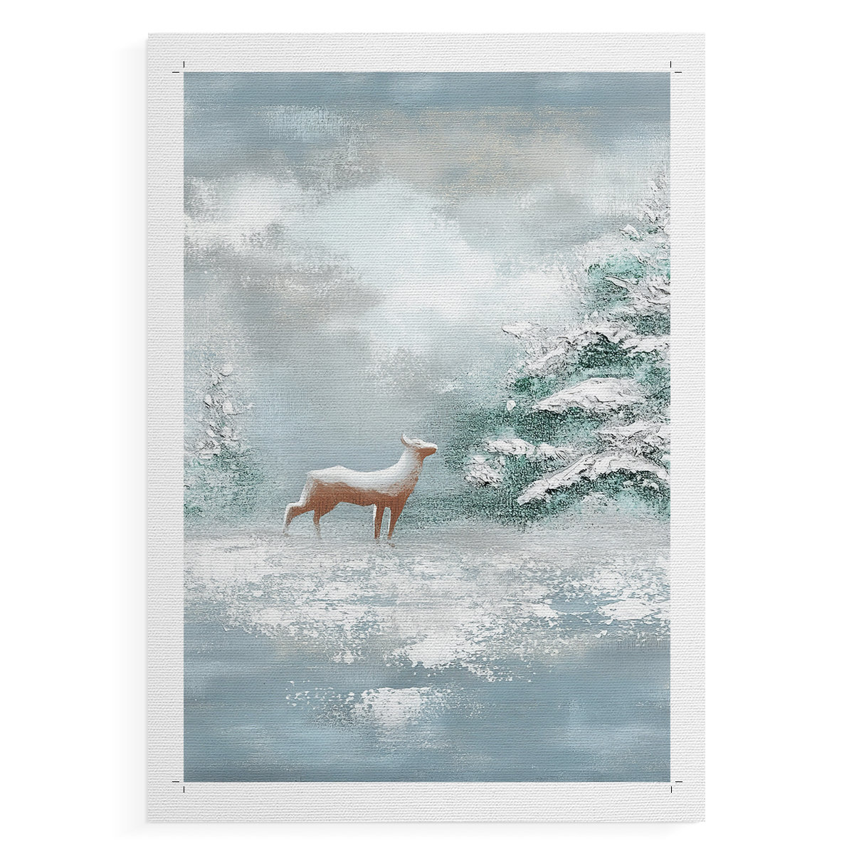 Alcott Hill Christmas Holiday Art CLXI -Canvas Print Only - NOT FRAMED ...