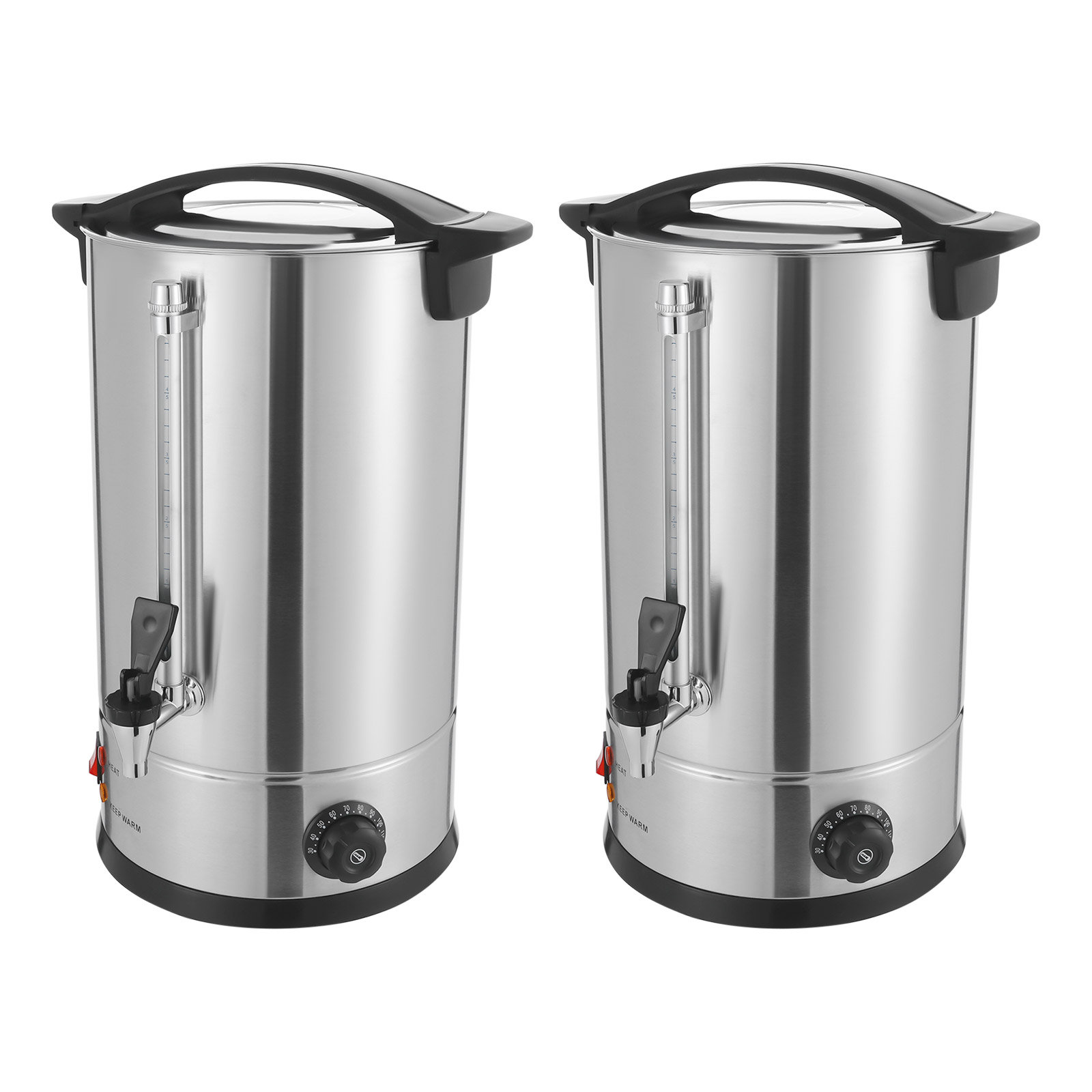 DALELEE 70-Cup Stainless Steel Coffee Urn & Hot Beverage Dispenser (Set ...